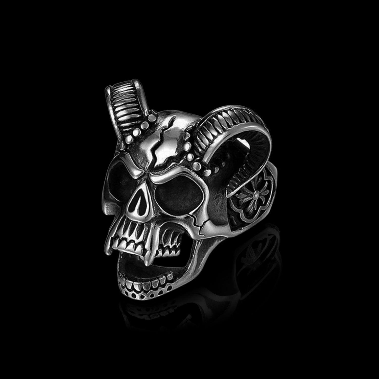 Devil Stainless Steel Ring Gothic Jewelry Villainswear Villainswear