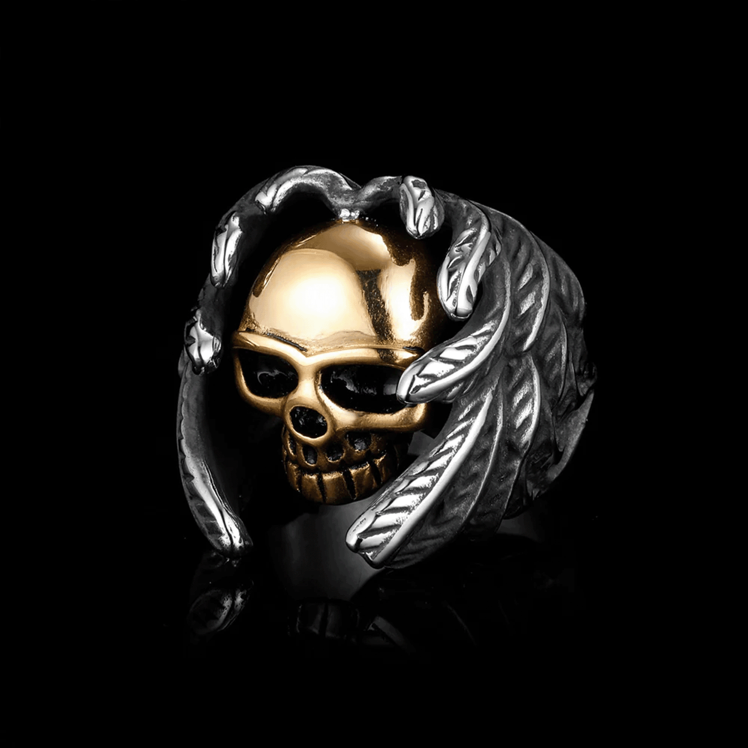 Dead Angel Ring - Gothic Skull Quality Jewelry | Villainswear ...