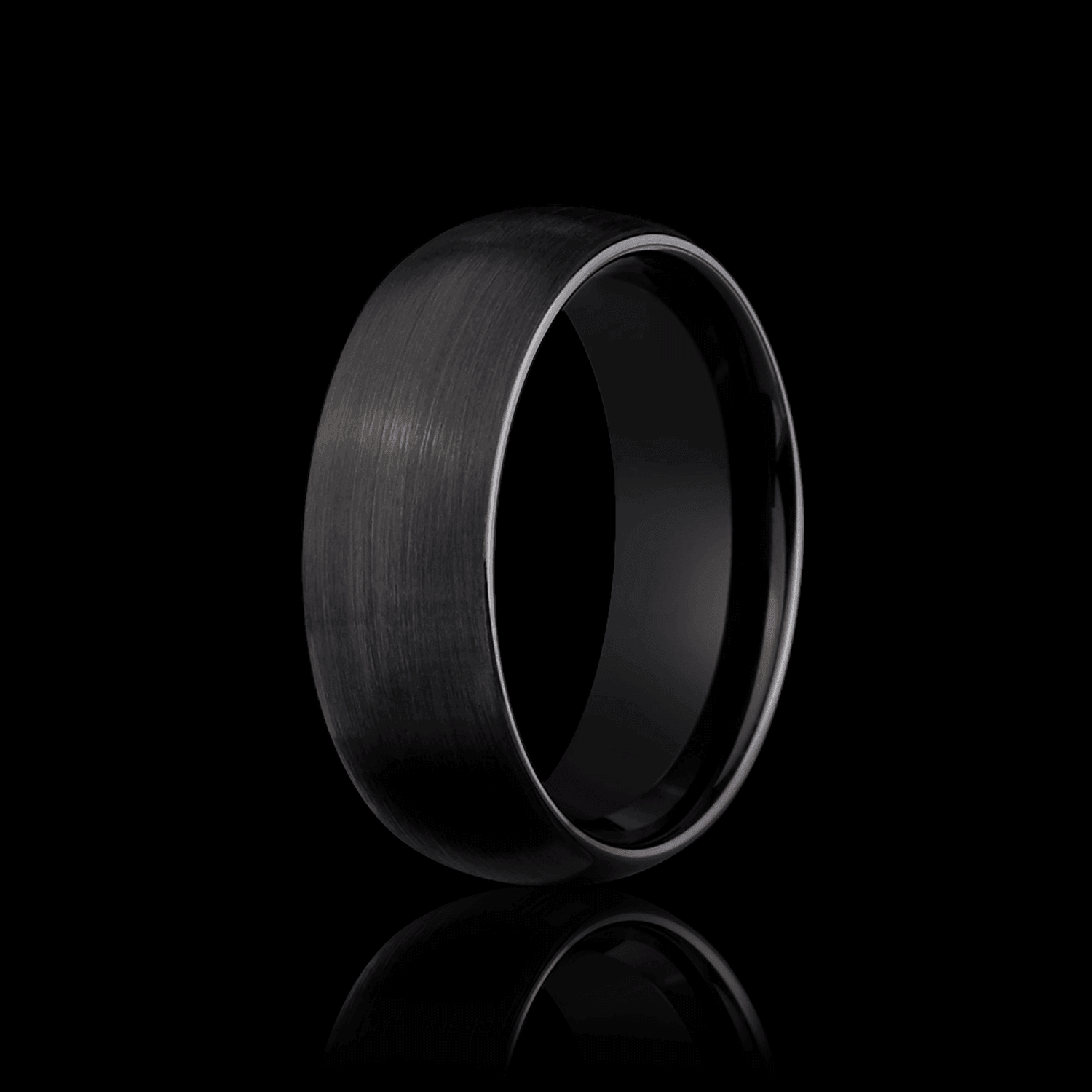 Eclipse Shadow Tungsten Ring | VillainsWear