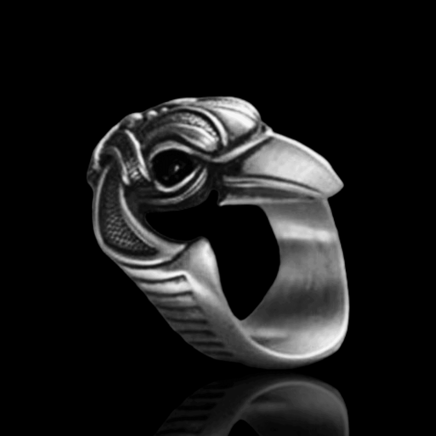 Midnight Raven Gothic Ring – VillainsWear