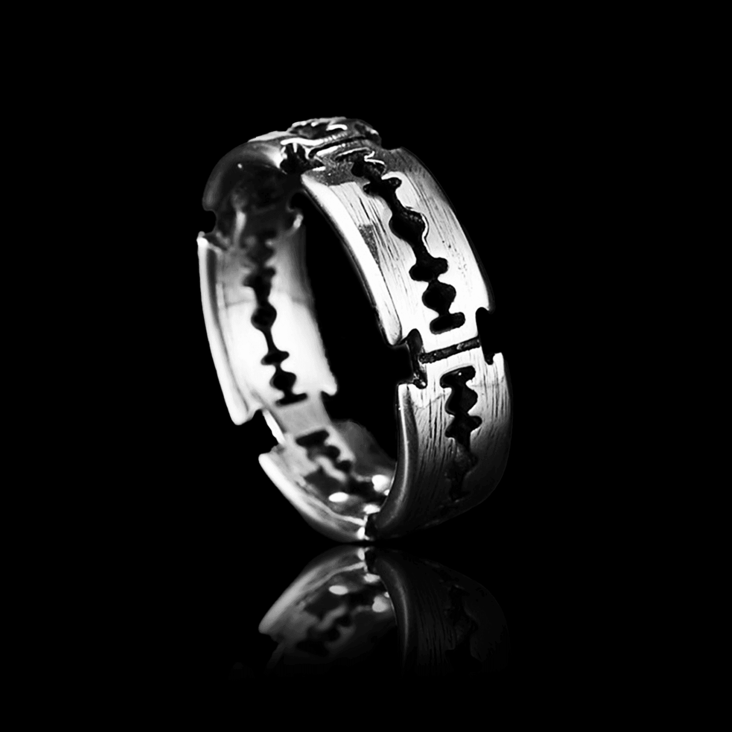 Razor Blade Stainless steel Ring | Villainswear – VillainsWear