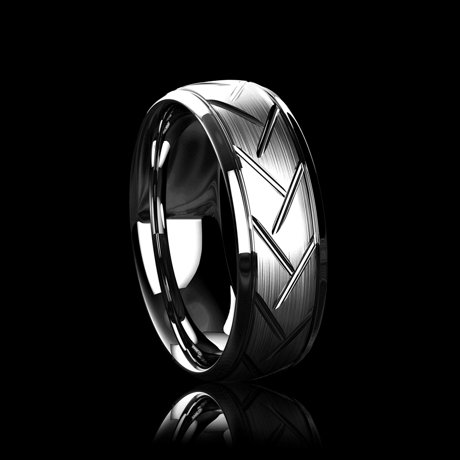 Weave of Destiny Tungsten Ring - Quality Rings For Men | Villainswear ...